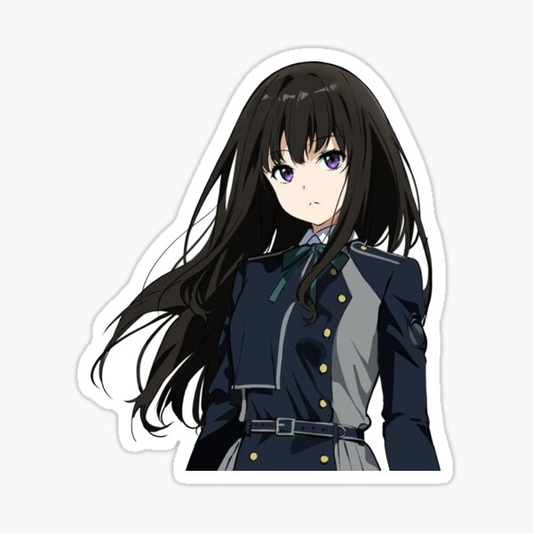 " Takina inoue｜Lycoris Recoil" Sticker for Sale by MoEl-Art | Redbubble