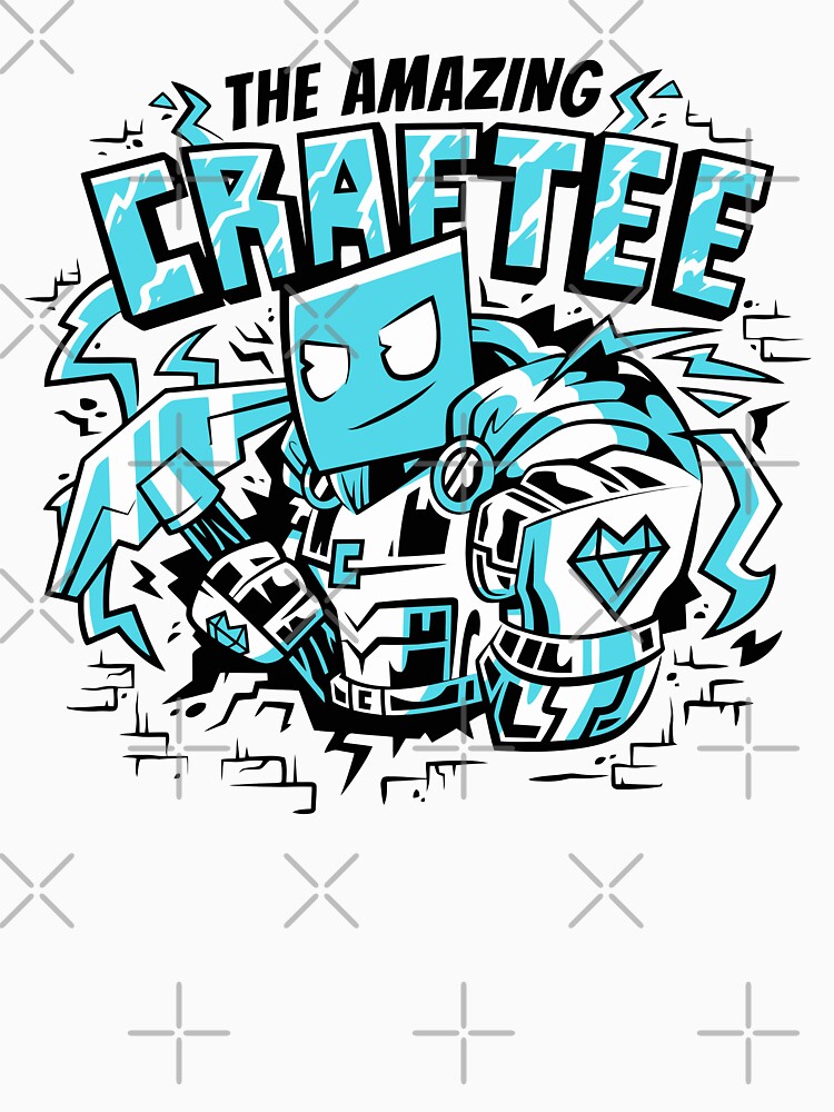 "Craftee Merch The Amazing Craftee" T-shirt for Sale by RayessAya ...