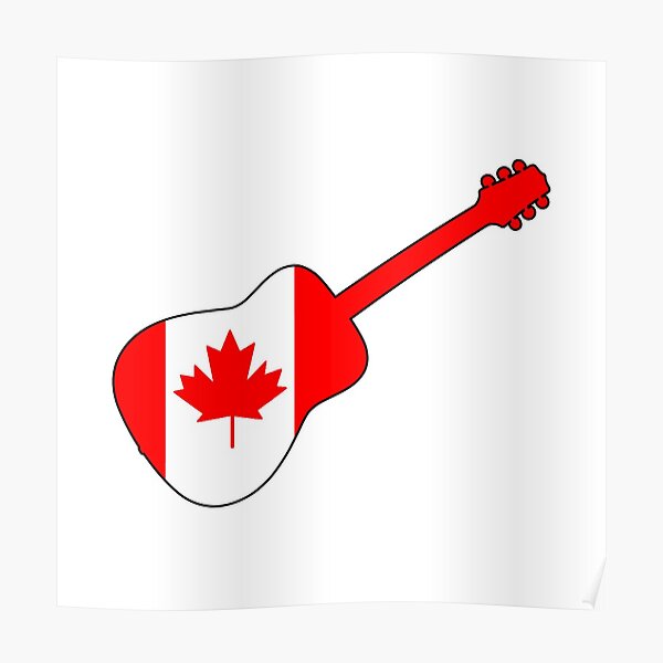 Canada Guitar Posters | Redbubble