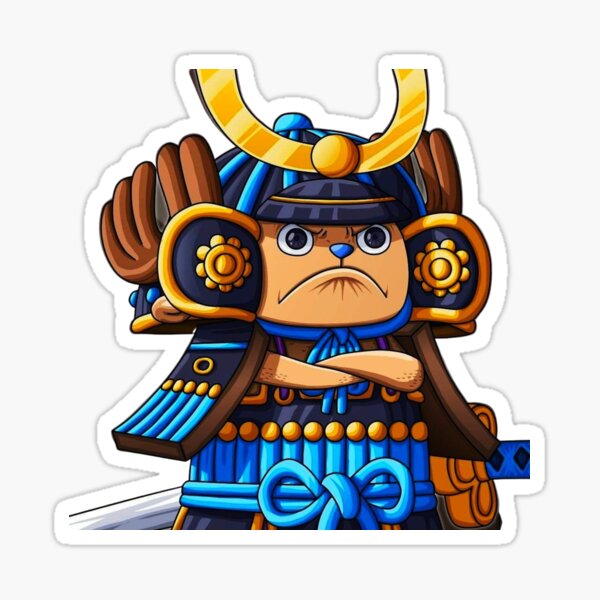 "CHOPPER SAMURAI" Sticker for Sale by Otaku-Area | Redbubble