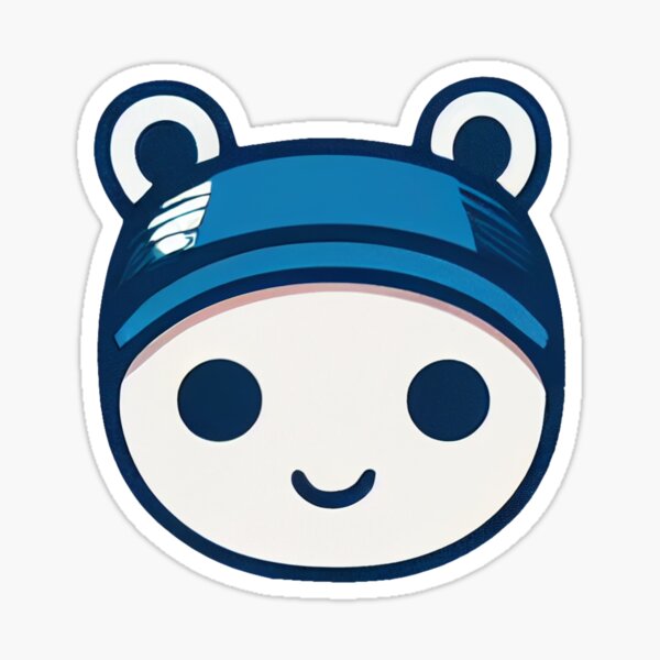 "Happy tiny humanoid robot face" Sticker for Sale by CutePlanetEarth ...