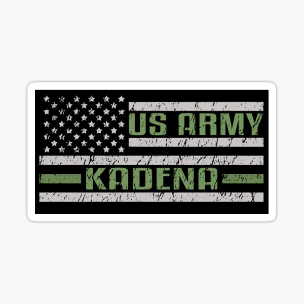 "Kadena Air Base US Army Military Installation #2595" Sticker for Sale ...