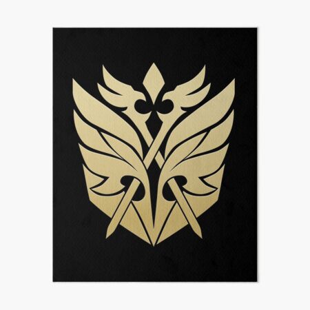 "Knights of Favonius Gold logo - Genshin Impact " Art Board Print for ...