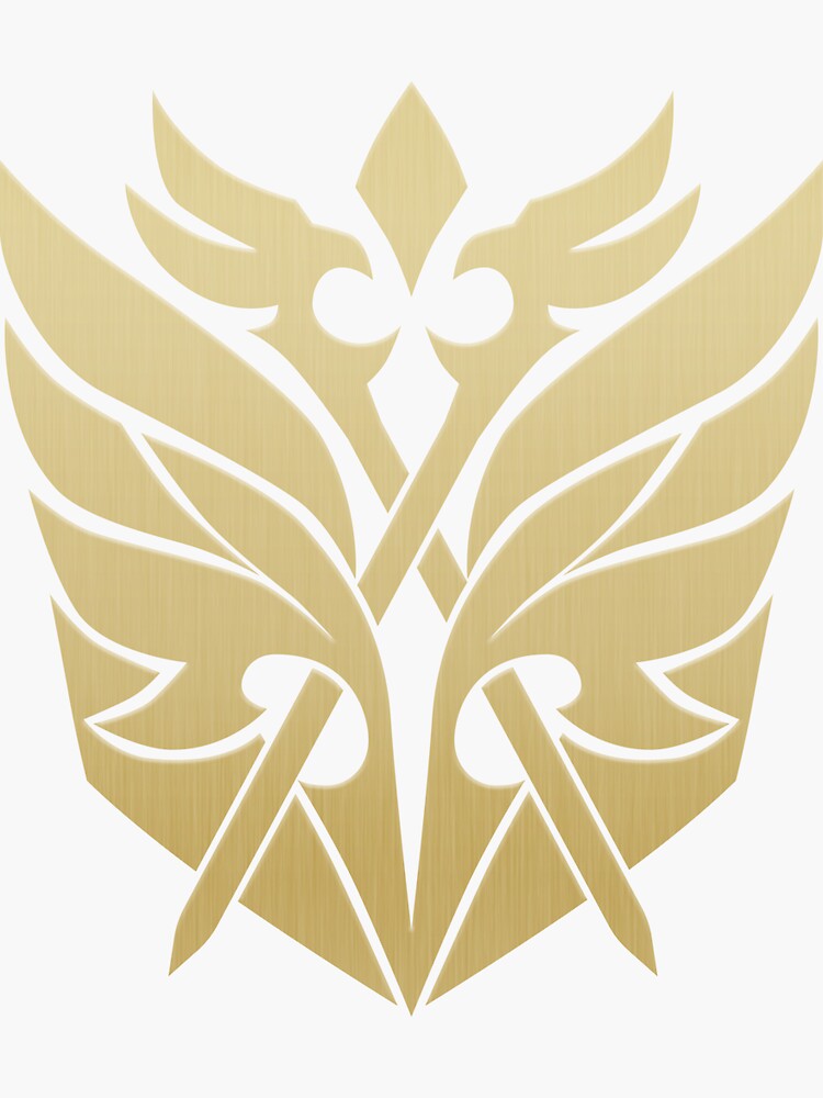 "Knights of Favonius Gold logo - Genshin Impact " Sticker for Sale by ...