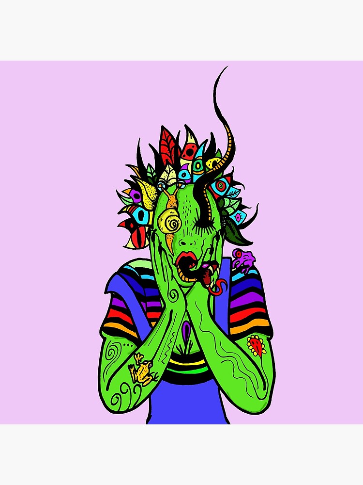 "Scream psychedelic Nature Grito psicodelico para natureza" Poster for ...