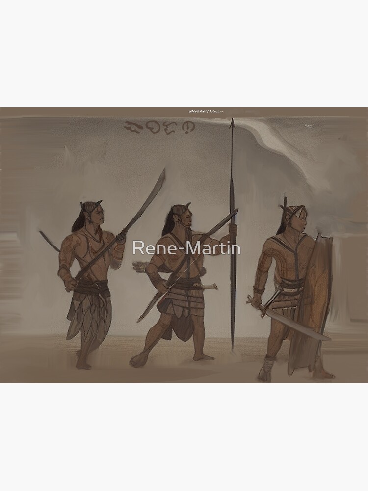 "Warriors of Ibalon" Poster for Sale by Rene-Martin | Redbubble
