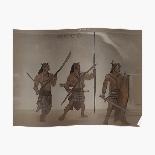 "Warriors of Ibalon" Poster for Sale by Rene-Martin | Redbubble
