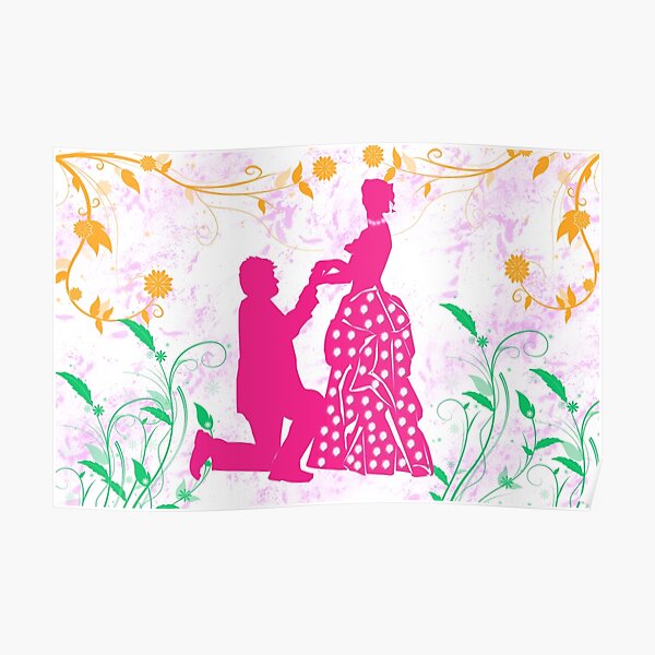 "Marry Me " Poster for Sale by younghopes | Redbubble