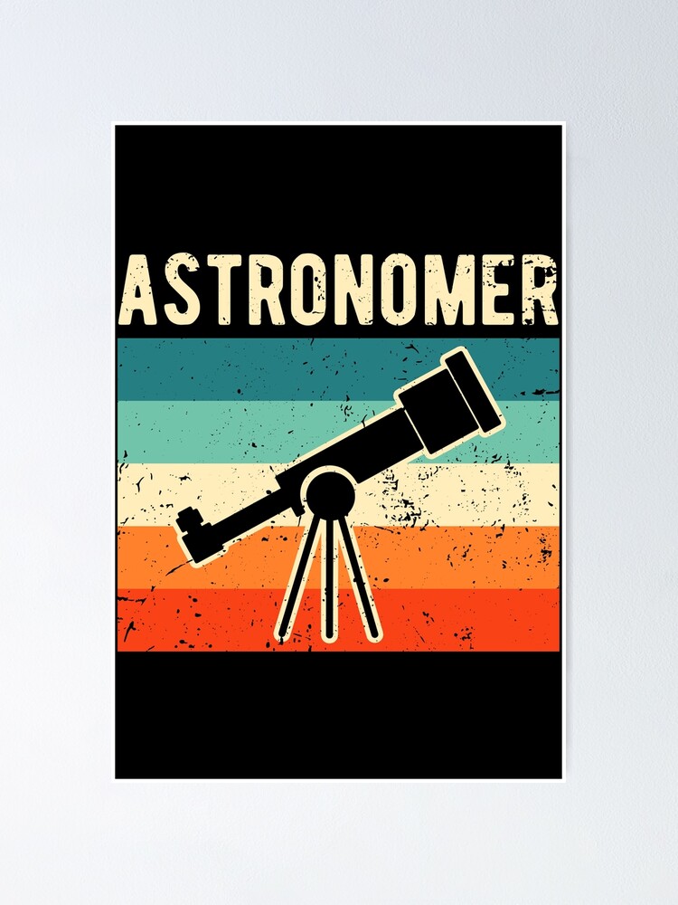 "Retro Astronomy Vintage Astronomer" Poster for Sale by NestaReign | Redbubble