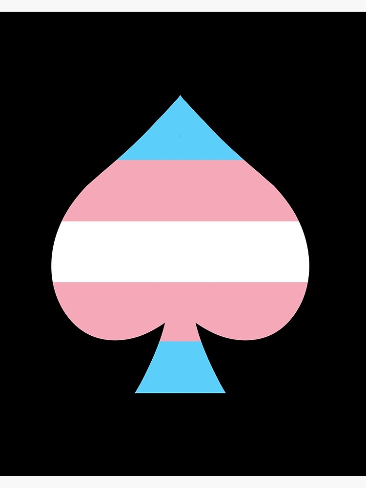 "Spade - Trans" Art Board Print for Sale by Draikinator | Redbubble