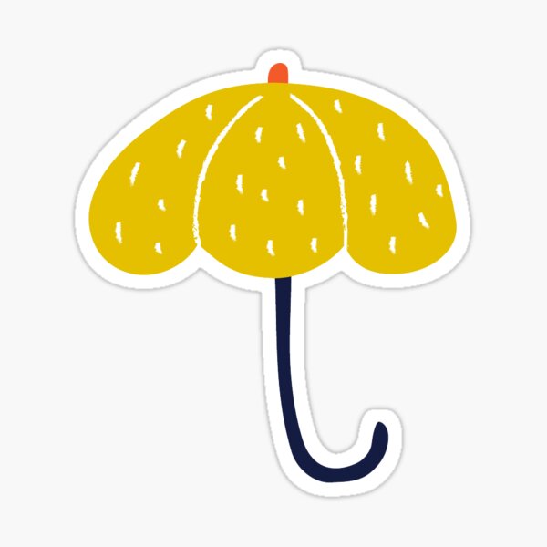 "Umbrella Sticker" Sticker for Sale by nam-namira | Redbubble