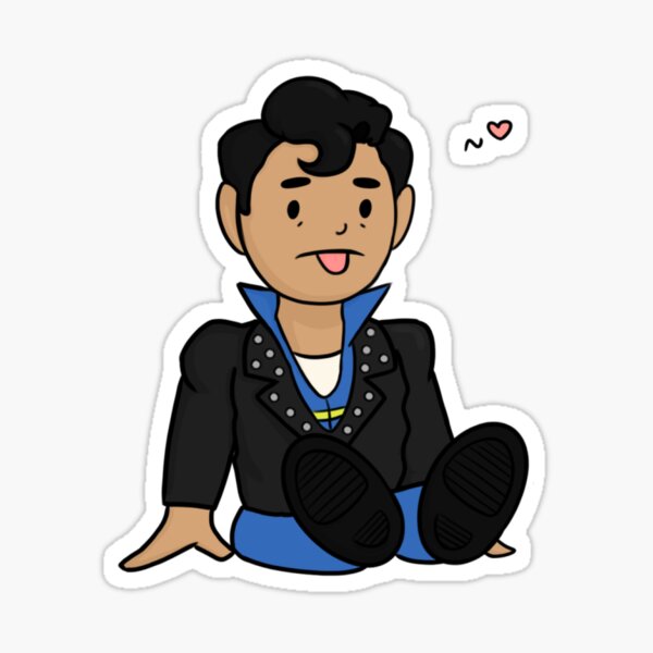 "Butch Deloria tongue out" Sticker for Sale by drxgony | Redbubble