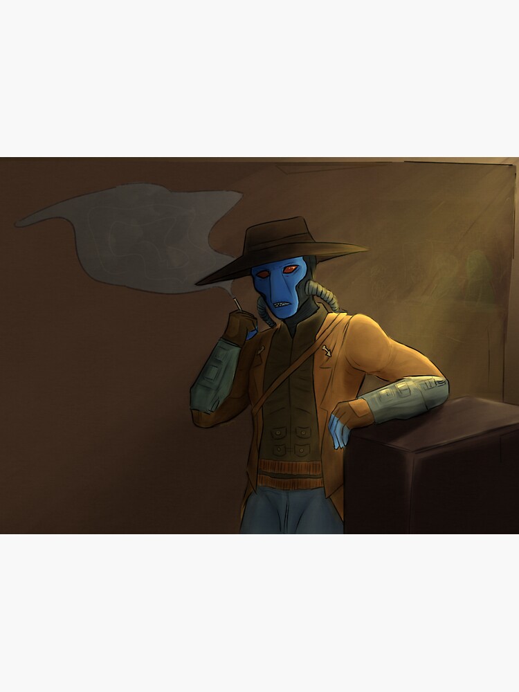 "cad bane smoking" Sticker for Sale by drxgony | Redbubble