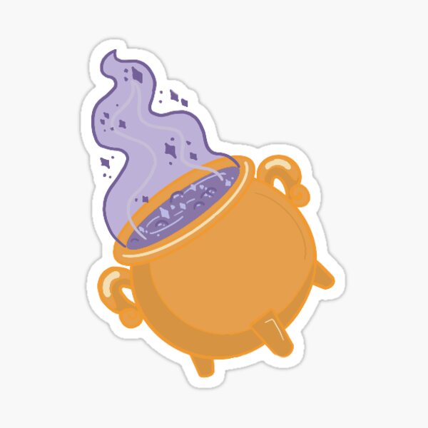 "cauldron" Sticker for Sale by cecilycorinne | Redbubble