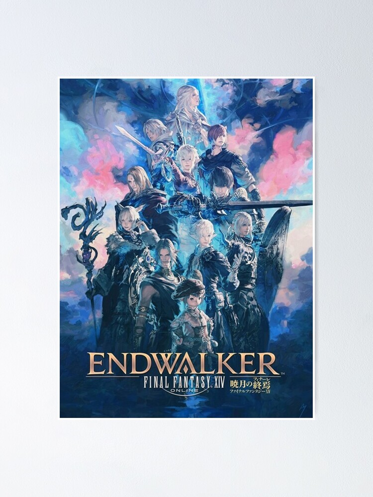 "Final Fantasy XIV Endwalker Poster" Poster for Sale by Cluretrinity ...