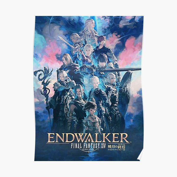 "Final Fantasy XIV Endwalker Poster" Poster for Sale by Cluretrinity ...
