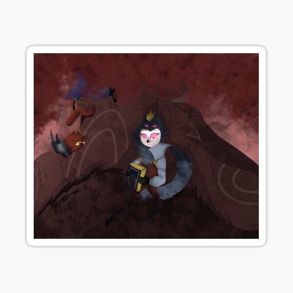 "young Stolas & Blitzo " Sticker for Sale by Anyrenii | Redbubble