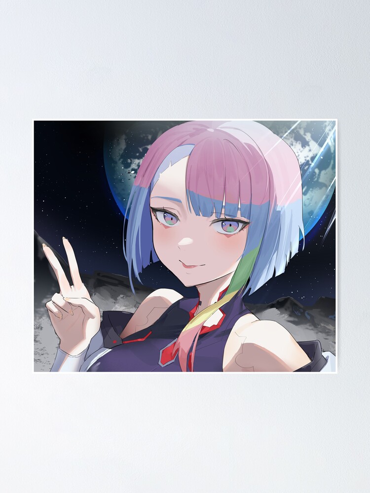 " cyberpunk edgerunners lucy-Cyberpunk Edgerunners Moon" Poster for ...