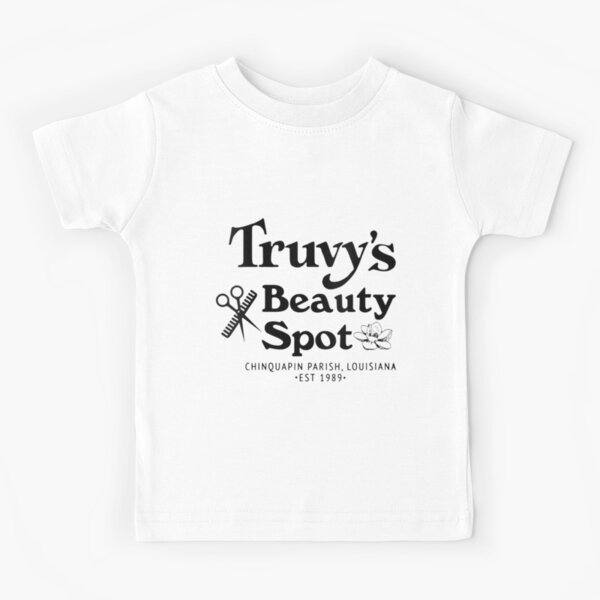 "Womens Vintage Truvy's Beauty Spot, Truvy Hair-salon Gift V-Neck" Kids ...