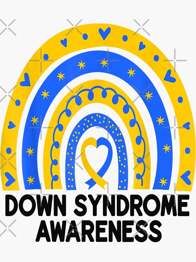 "Down Syndrome Awareness" Sticker for Sale by HoTrend | Redbubble