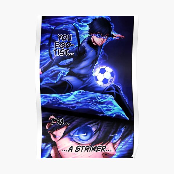 "Isagi Yoichi Over the limit // Blue Lock" Poster for Sale by kambeshop ...