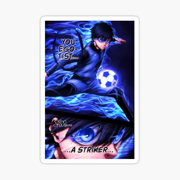 "Isagi Yoichi Over the limit // Blue Lock" Sticker for Sale by ...