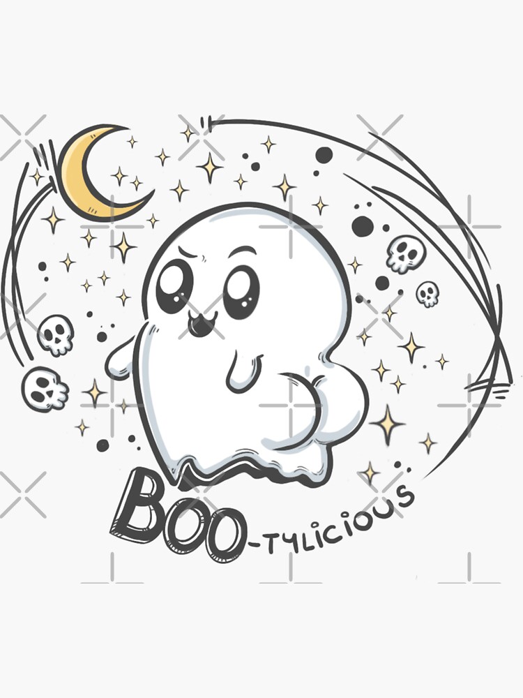 "BOOtylicious" Sticker for Sale by chaplo | Redbubble