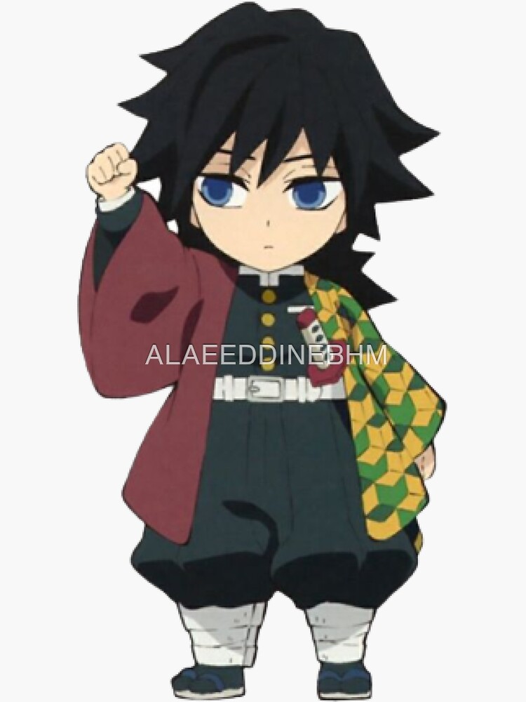 "Chibi Giyuu" Sticker for Sale by ALAEEDDINEBHM | Redbubble