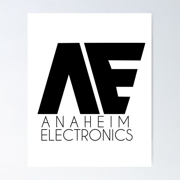 "Anaheim Electronics" Poster for Sale by Fernando Monte | Redbubble