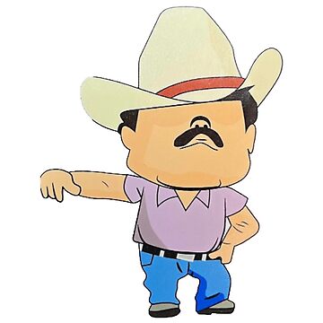 "El del Sombrero" Sticker for Sale by JumpingMonkey | Redbubble