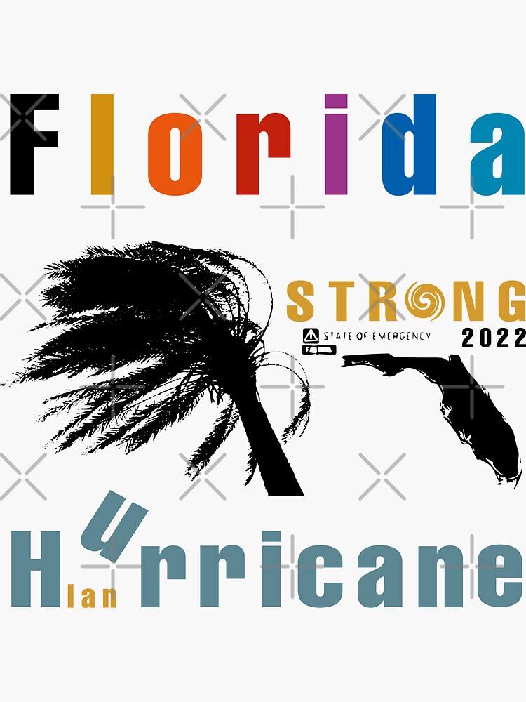 "Florida strong kolor - sticker" Sticker for Sale by wrotynski | Redbubble