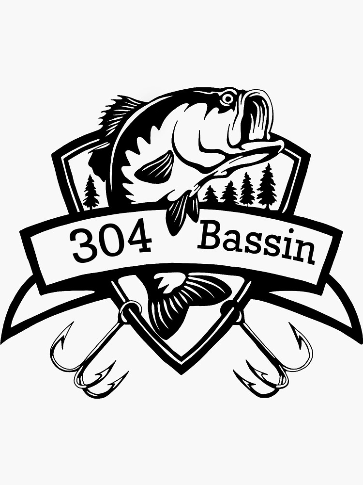 "304 bassin logo" Sticker for Sale by Cyberghoulshop | Redbubble