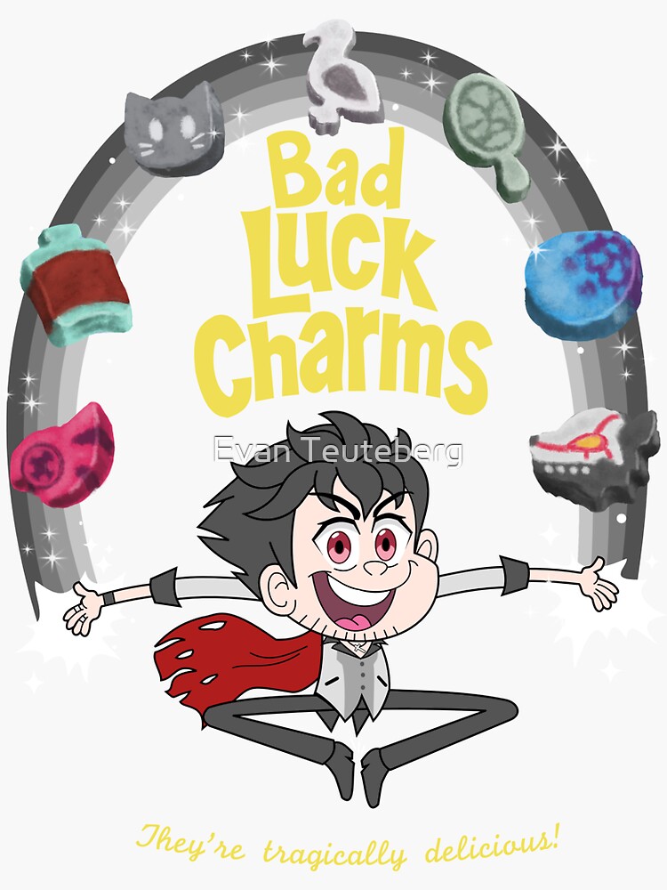 "RWBY Bad Luck Charms" Sticker by DukeBlaster | Redbubble