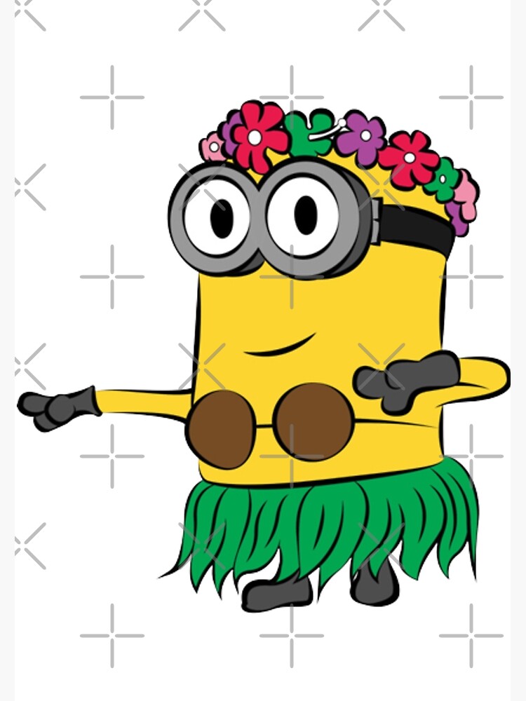 "Minion hula dancer" Poster for Sale by Alxcreations | Redbubble