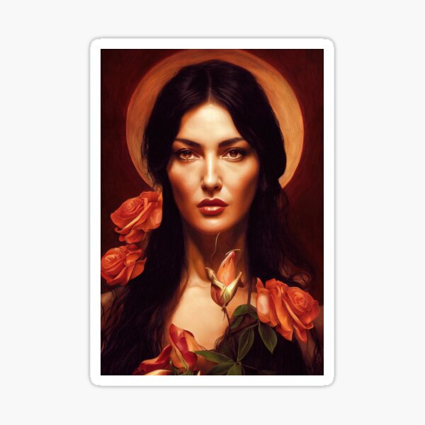 "Holy Mary" Sticker for Sale by el3v3n11art | Redbubble