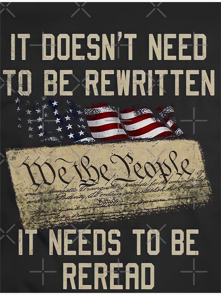 "It Doesn't Need To Be Rewritten It Needs To Be Reread Shirt Gift For ...