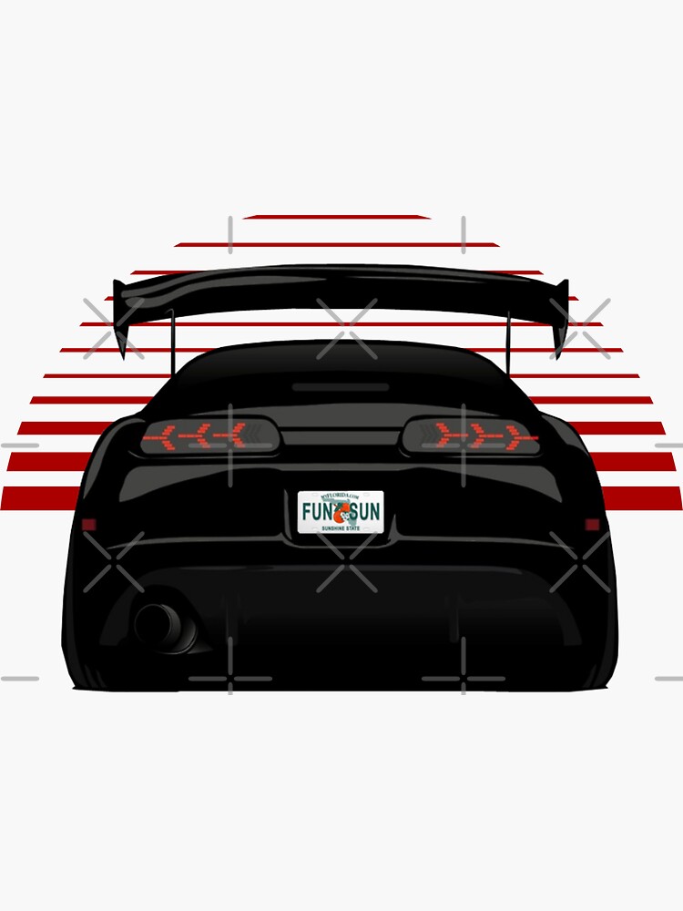 "Supra 2JZ Turbo JDM Tuning Car" Sticker for Sale by AutoDesignWerks ...
