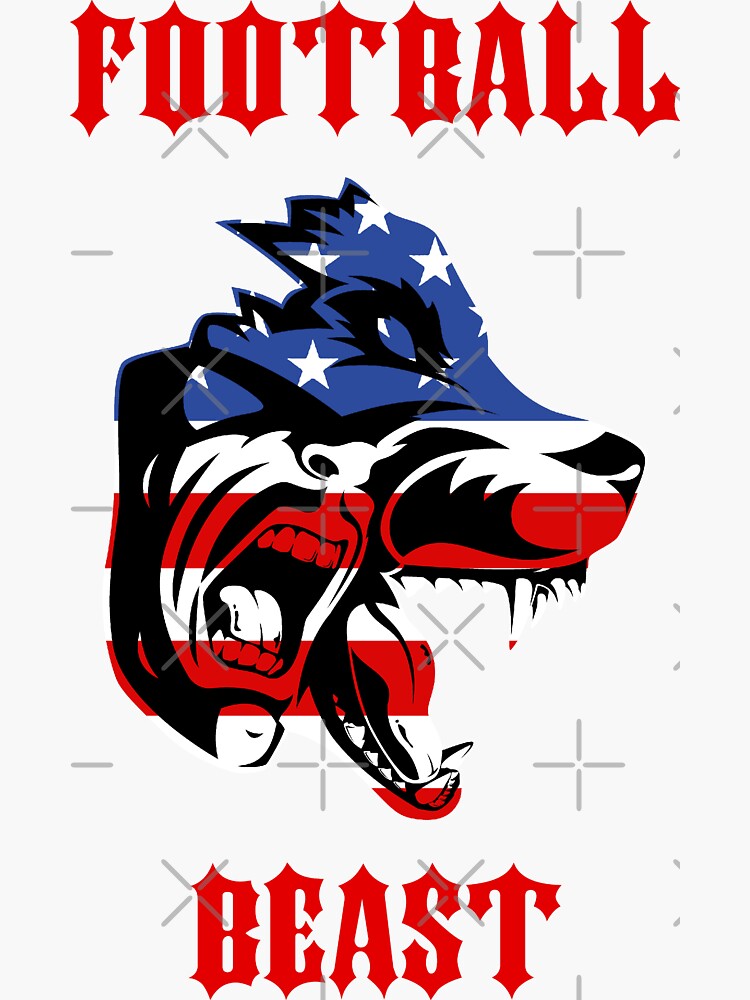 "Football Beast US USA United States Of America Sport Werewolf Wolf ...