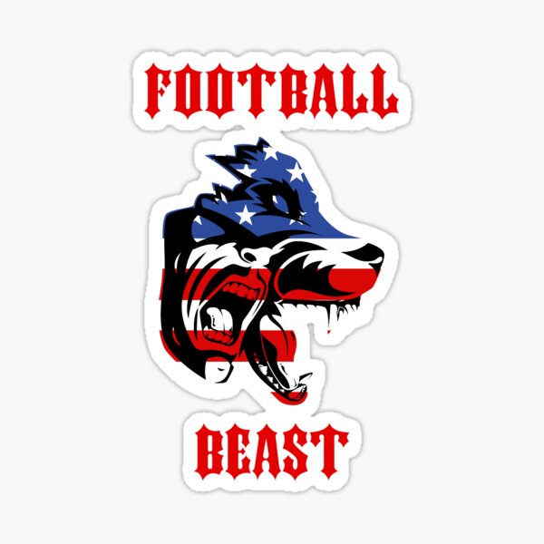 "Football Beast US USA United States Of America Sport Werewolf Wolf ...