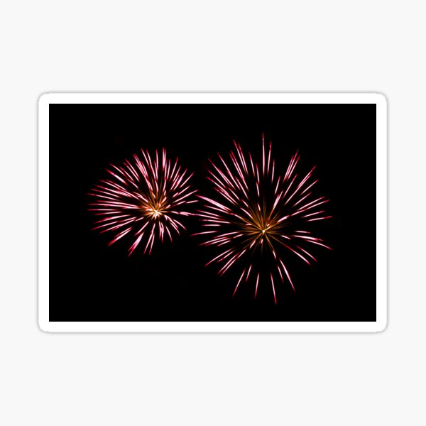 "fireworks" Sticker for Sale by DN-photo | Redbubble