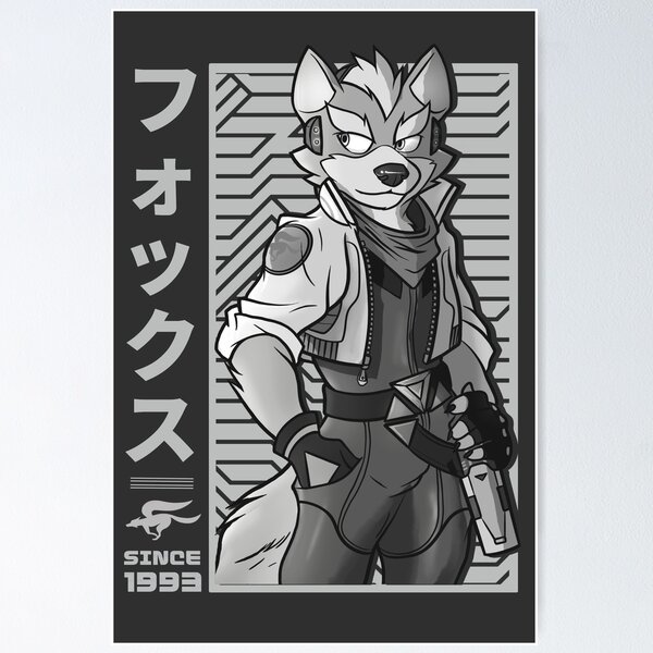 "Star Fox Fox McCloud Shirt Design" Poster for Sale by Tokuya ...