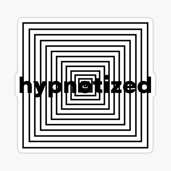 "hypnotized" Sticker for Sale by Lisamane | Redbubble