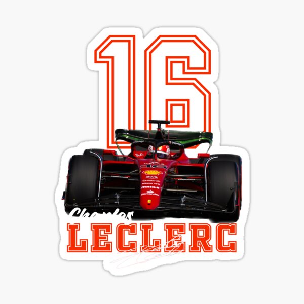 "Charles Leclerc " Sticker for Sale by beecreativ3 | Redbubble