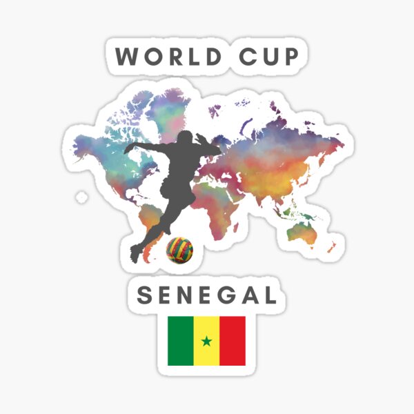 "World Cup Classic T-Shirt - World Map Design" Sticker for Sale by ...