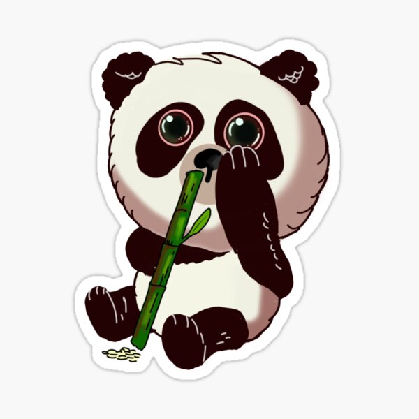 "Drugged Panda" Sticker for Sale by Stickerchange20 | Redbubble