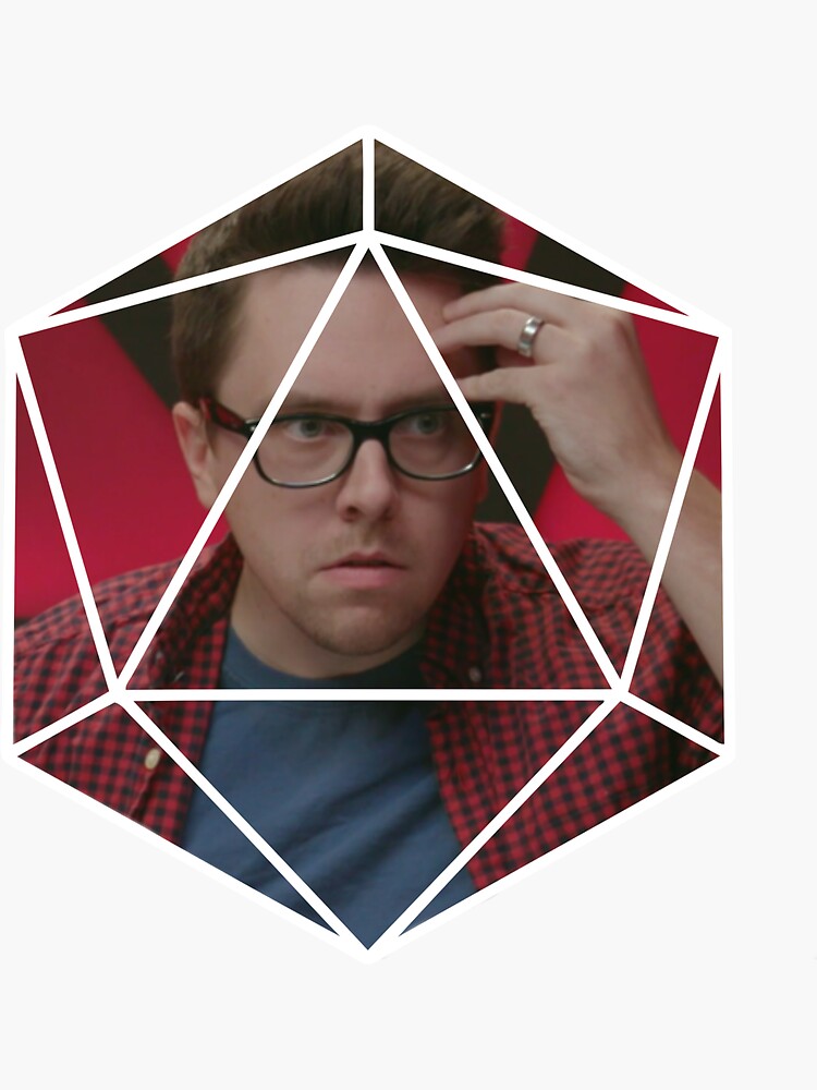 "Brian Murphy D20 Dice Design V1" Sticker for Sale by GrippersForGod ...