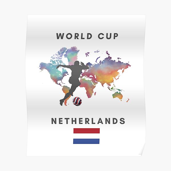 "World Cup Classic T-Shirt - World Map Design" Poster for Sale by ...