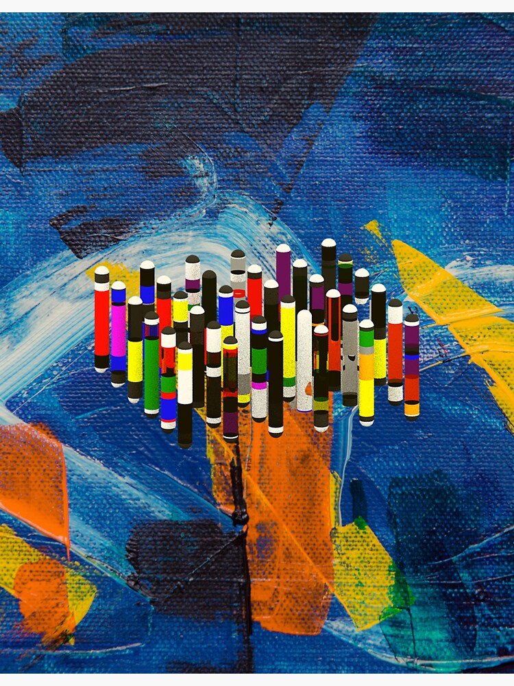 "Art Is It Art or What Art is You Think" Sticker for Sale by Tann61 ...