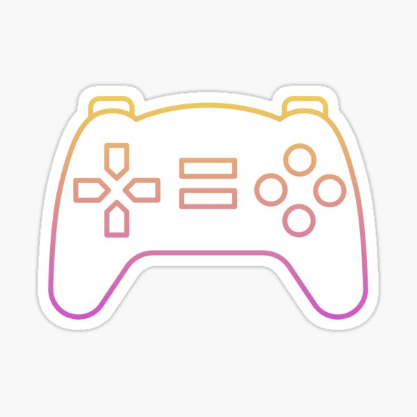 "Gamepad" Sticker for Sale by ericafila | Redbubble