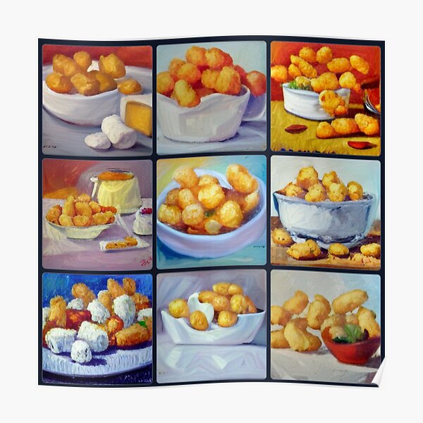 "Cheese Curds Pack" Poster for Sale by CinderPress | Redbubble